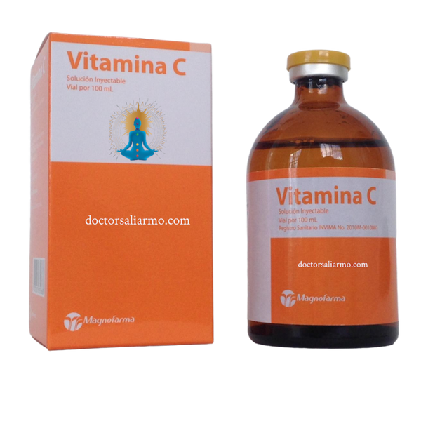 VITAMINA C INYECTABLE 100mL: inyectable con Invima – doctorsaliarmo